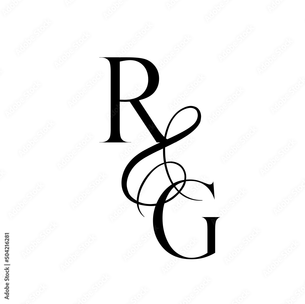 gr, rg, monogram logo. Calligraphic signature icon. Wedding Logo ... gr, rg, monogram logo. Calligraphic signature icon. Wedding Logo ...