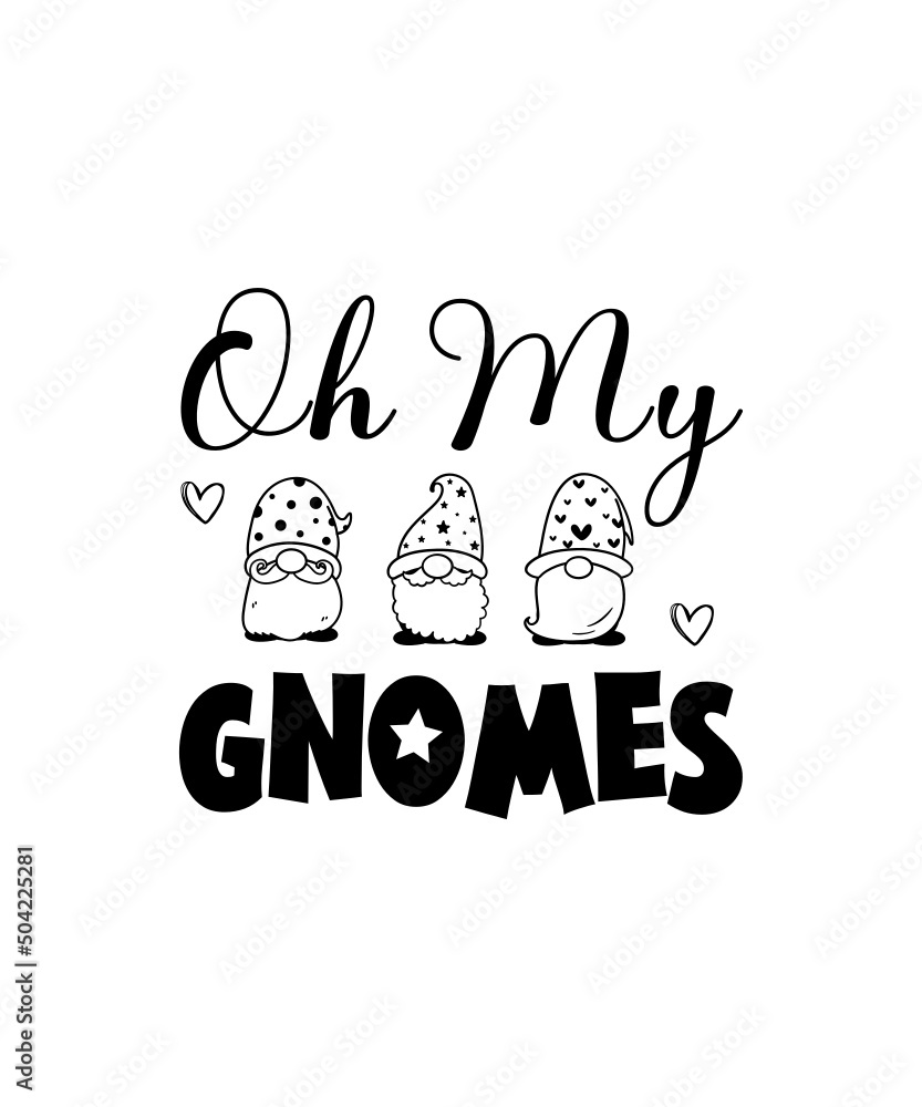 Gnome svg bundle, holiday gnome clipart, gnome sign with quote, gnome ...