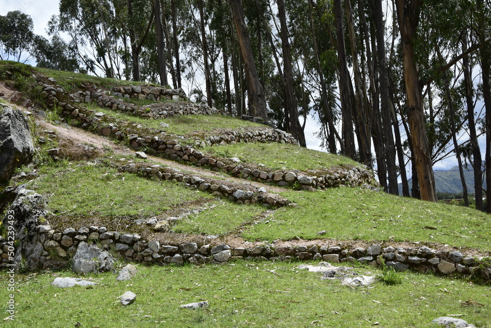 Peru, Qenko, located at Archaeological Park of Saqsaywaman. This ...