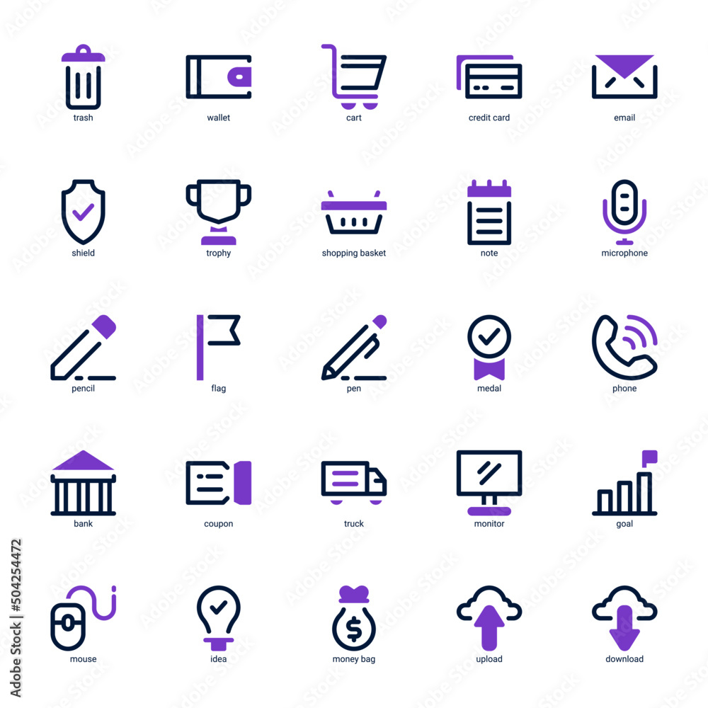 Digital Marketing icon pack for your website design, logo, app, UI ...