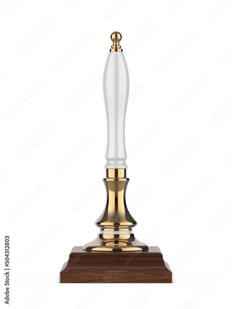 Blank Beer Pump template, 3d render illustration. Stock Illustration ...