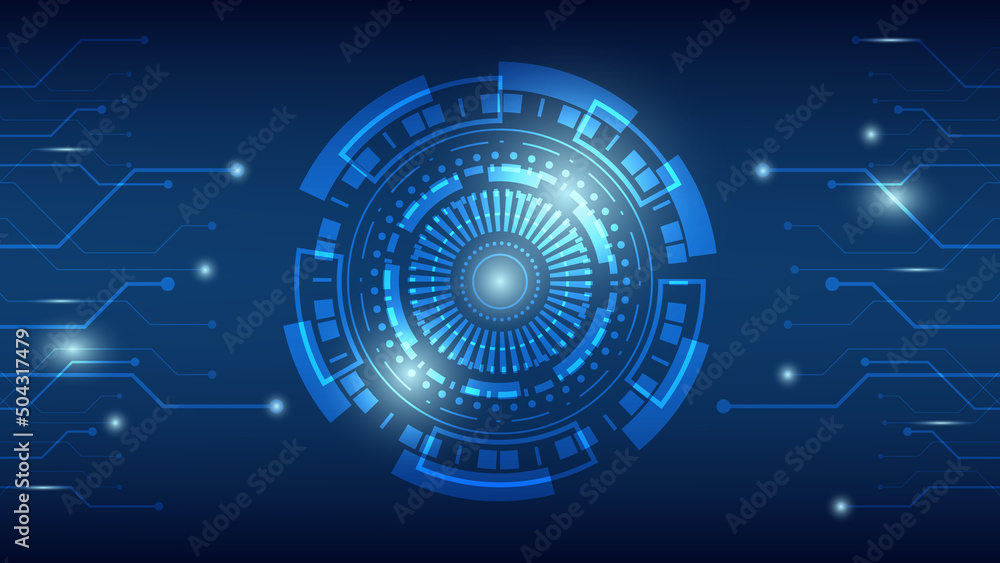 abstract futuristic innovation technology background concept. virtual ...