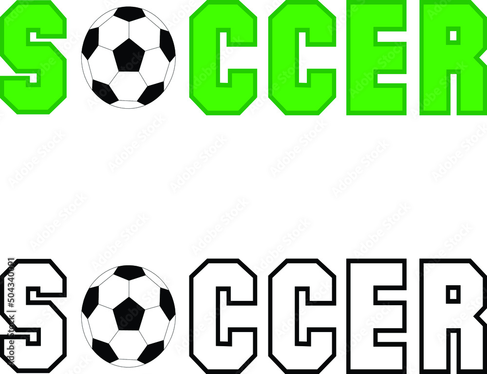 Soccer ball or football vector illustration. soccer ball image or clip ...