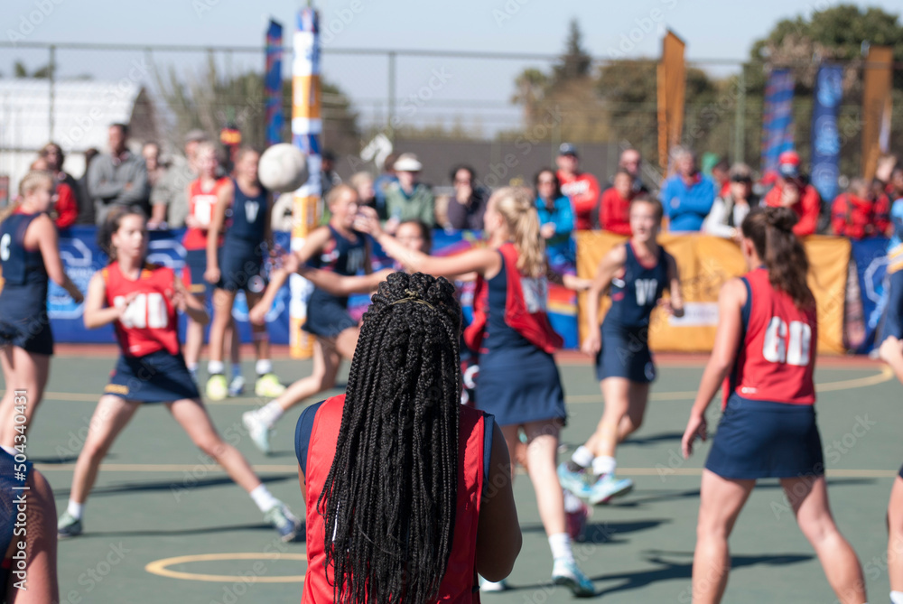 Netball game Stock Photo | Adobe Stock