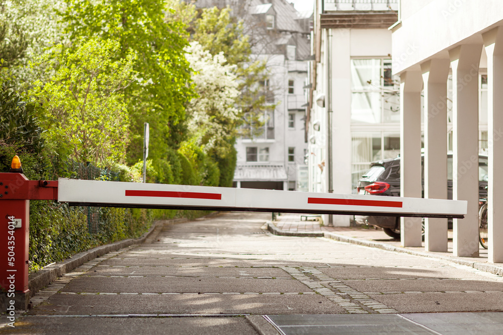 Barrier Gate, Car Entrance Vehicle Barrier, Security system for ...