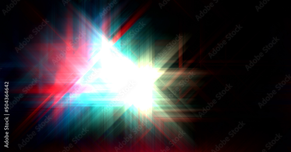 .Rainbow distortion refraction swirl leaks overlay background. Abstract ...