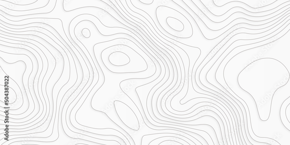 3D colorful Topographic map background concept. Topo contour map ...