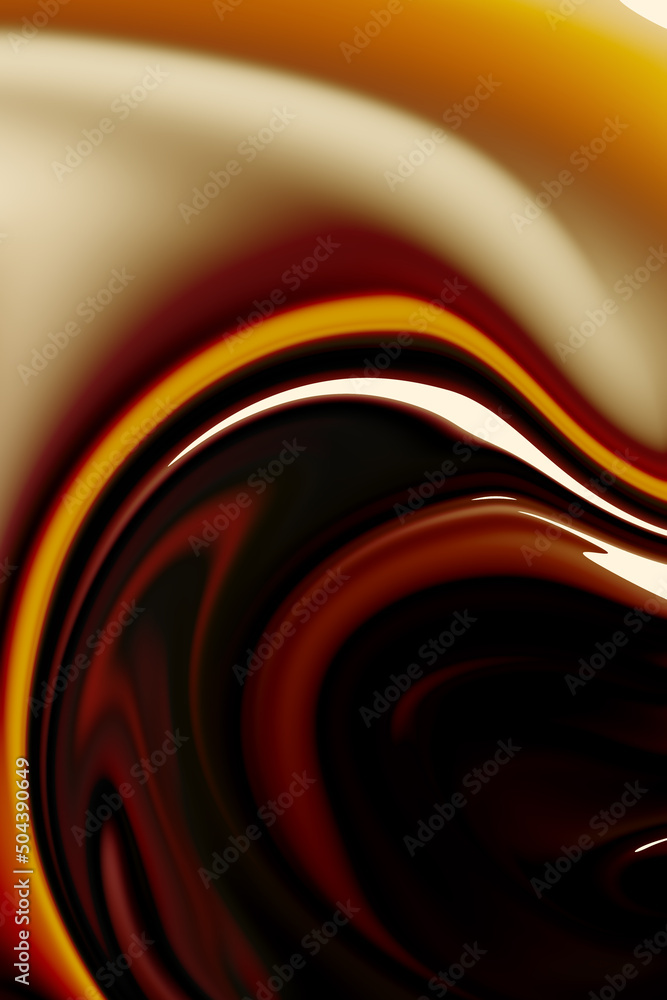 Abstract beige chocolates background. The texture of the flowing liquid ...