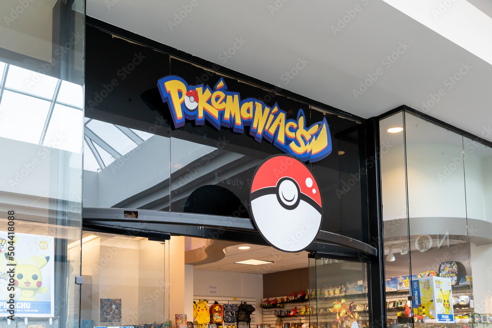 San Antonio, Texas, USA - March 17, 2022: Pokemaniacs store at a ...