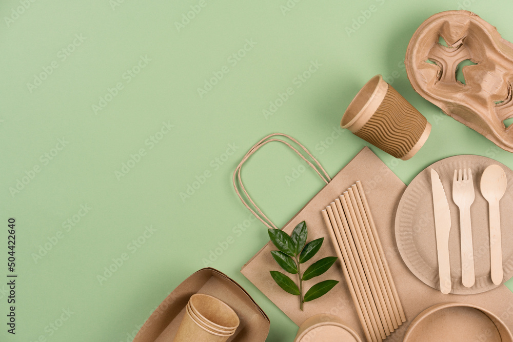 Sustainable food packaging - kraft paper food cups, containers, paper ...