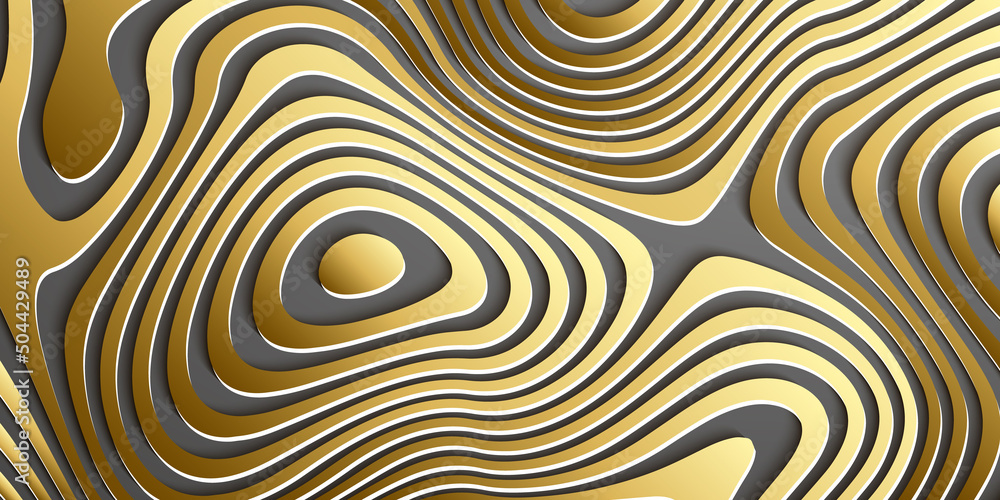 Luxury gold background. Wavy gold landscape consept of gold vector ...