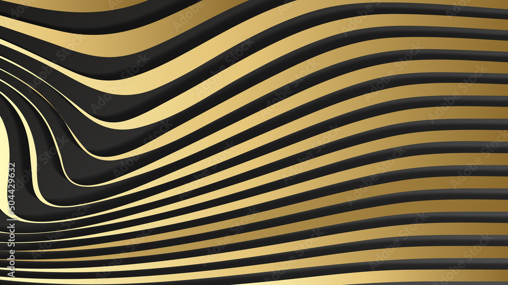 Luxury gold background. Wavy gold landscape consept of gold vector ...