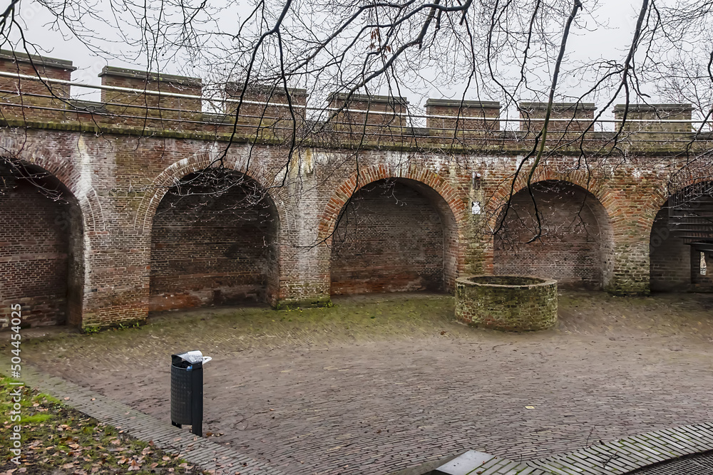 XI century the Burcht van Leiden (Fort of Leiden) - Leiden Castle is ...