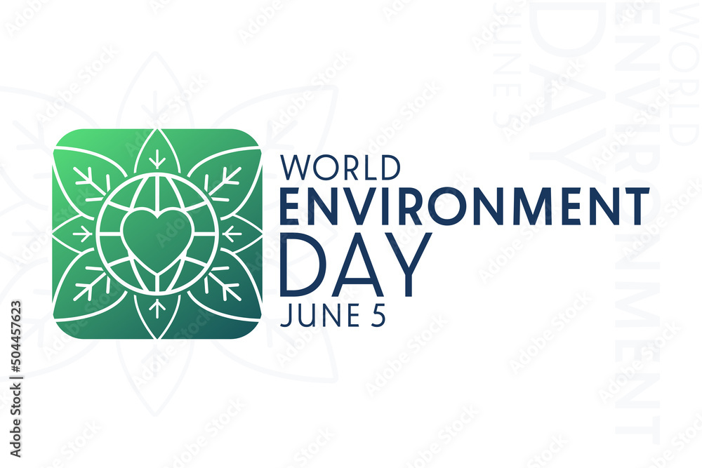 World Environment Day. June 5. Vector illustration. Holiday poster ...