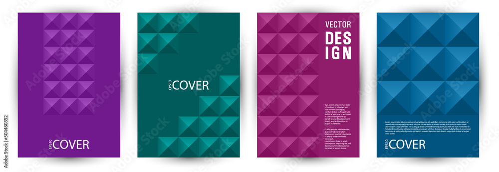 Architecture magazine front page layout bundle A4 design. Suprematism ...