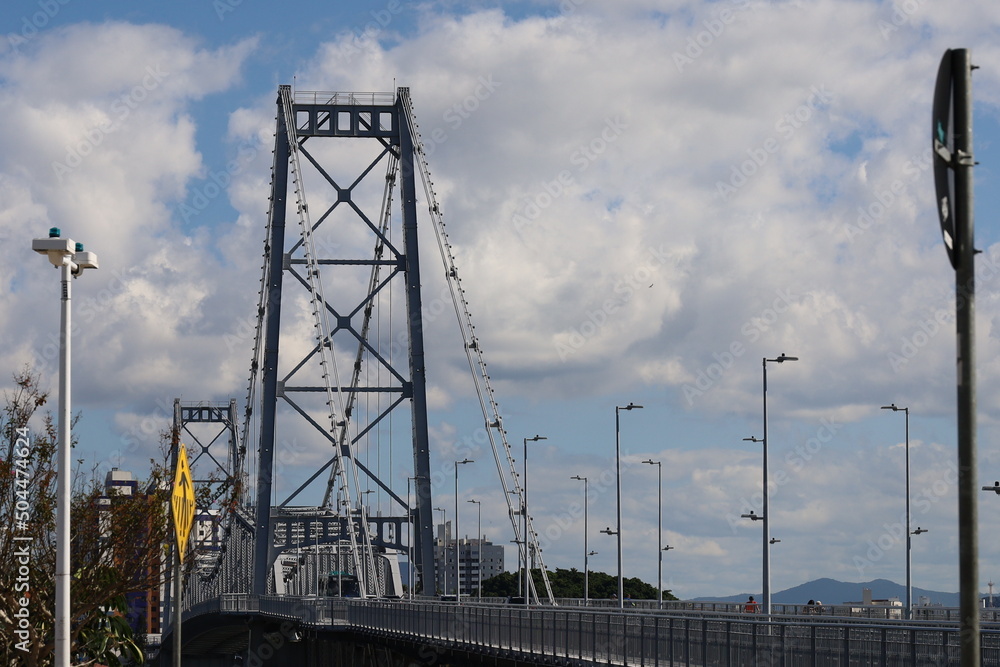 The longest suspension bridge in Brazil named after Hercilio Luz is a ...