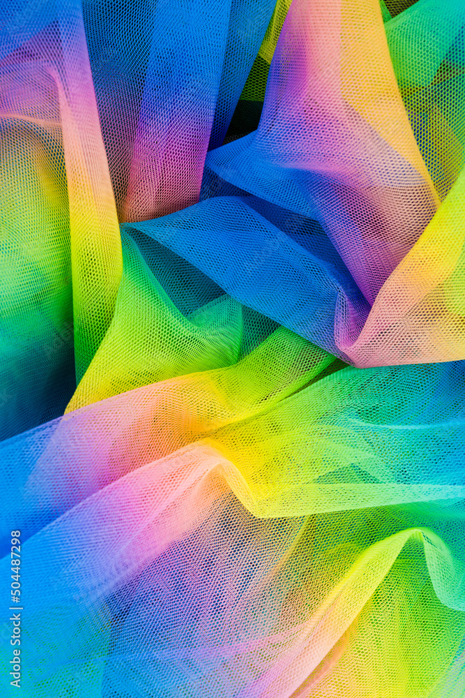 Multi-colored fabric close up Stock Photo | Adobe Stock