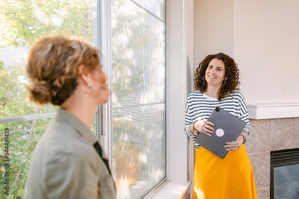 Women in rental housing Stock Photo | Adobe Stock