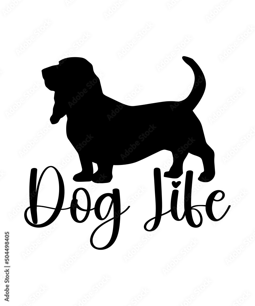 Vettoriale Stock Dog SVG Bundle, Dog Lover SVG file for Cricut, Dog ...
