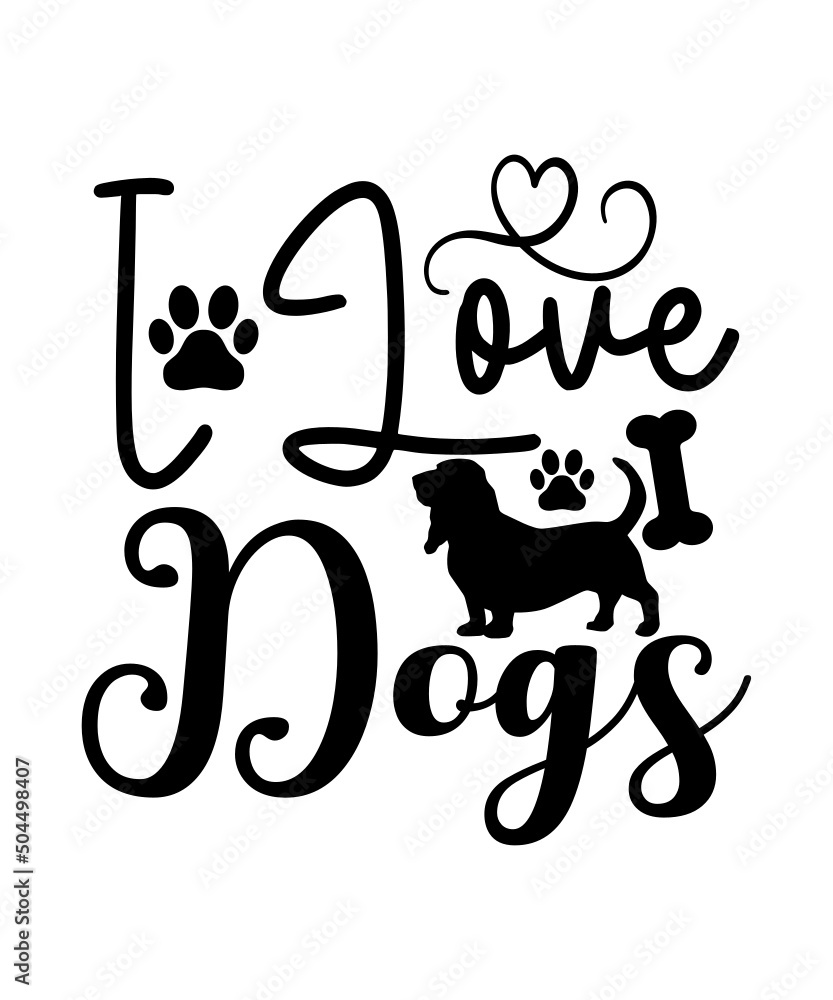 Dog SVG Bundle, Dog Lover SVG file for Cricut, Dog Quote svg cut file ...
