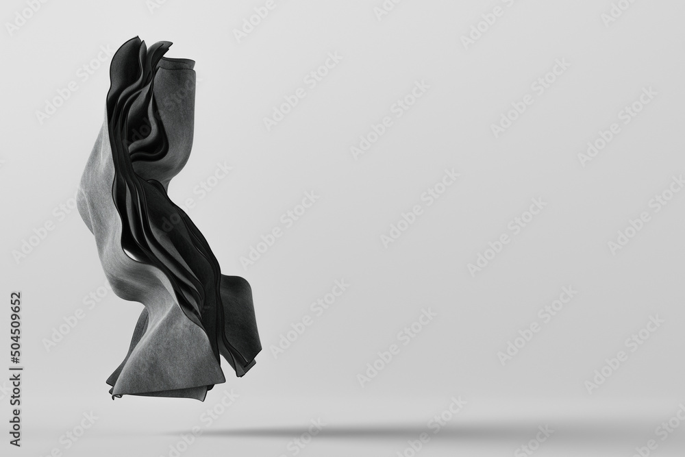 Floating fabric Stock Photo | Adobe Stock