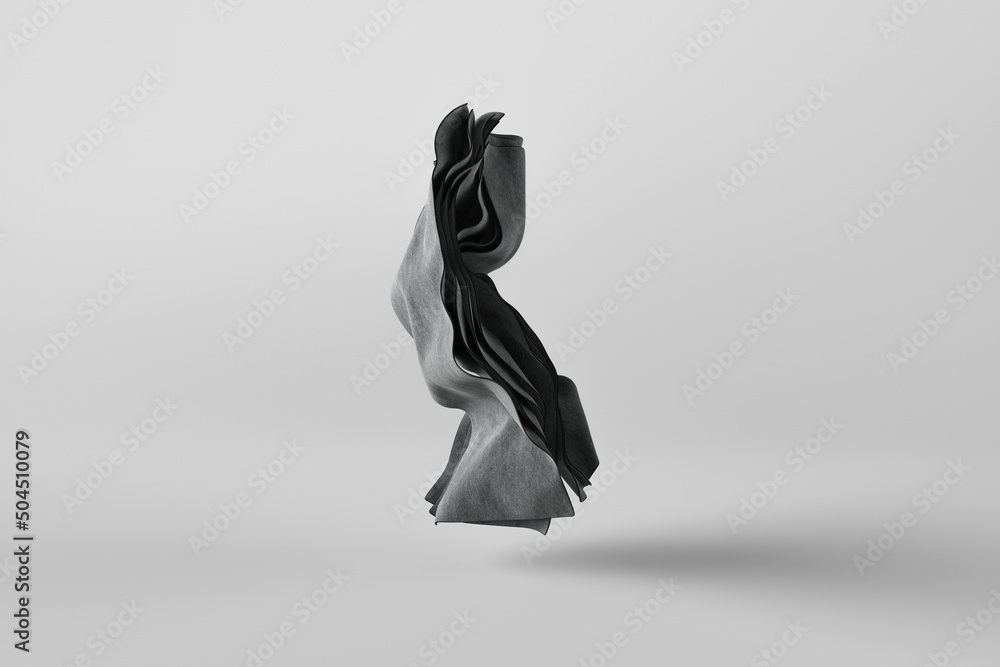 Floating fabric Stock Photo | Adobe Stock
