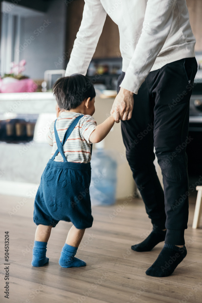 Baby boy dancing Stock Photo | Adobe Stock
