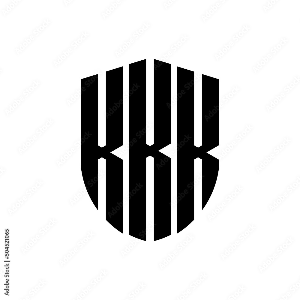 KKK letter logo design. KKK modern letter logo with black background ...