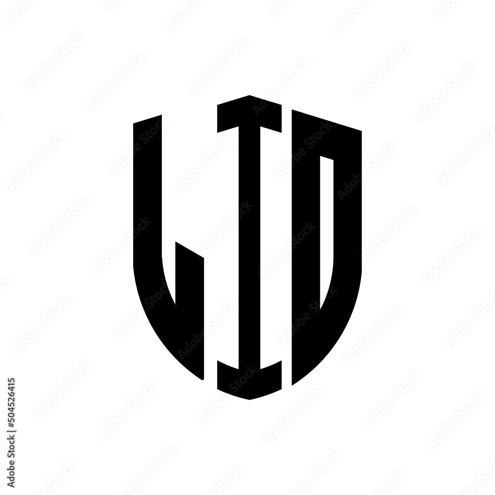 LIO letter logo design. LIO modern letter logo with black background ...
