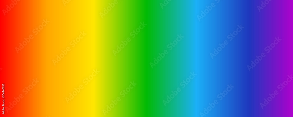 Optical light spectrum. Rainbow gradient background. Electromagnetic ...