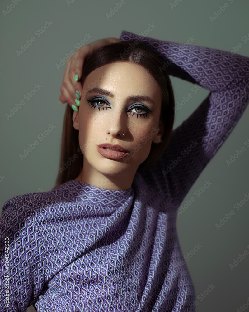 60s inspired self-portraits Stock Photo | Adobe Stock