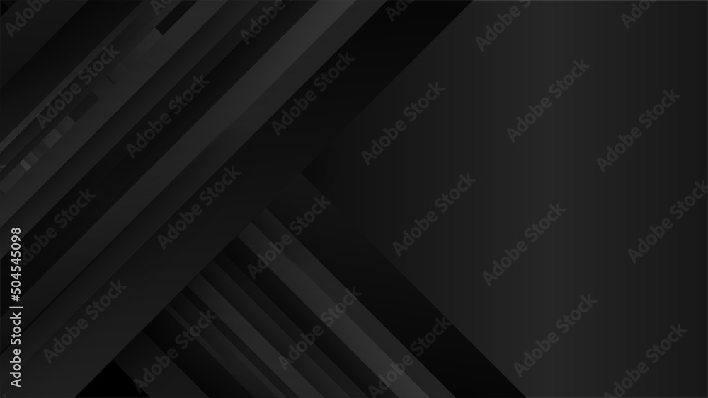 Abstract dark background of waves in shades of black and gray colors ...