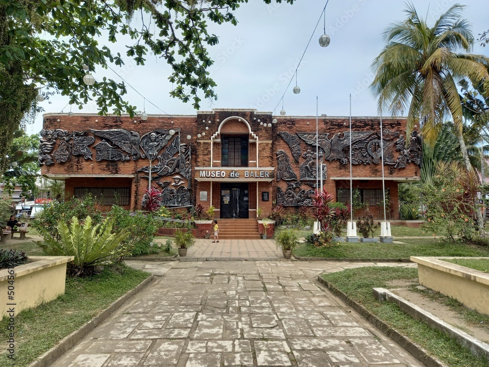 Baler Museum in downtown Baler, Philippines Stock Photo | Adobe Stock