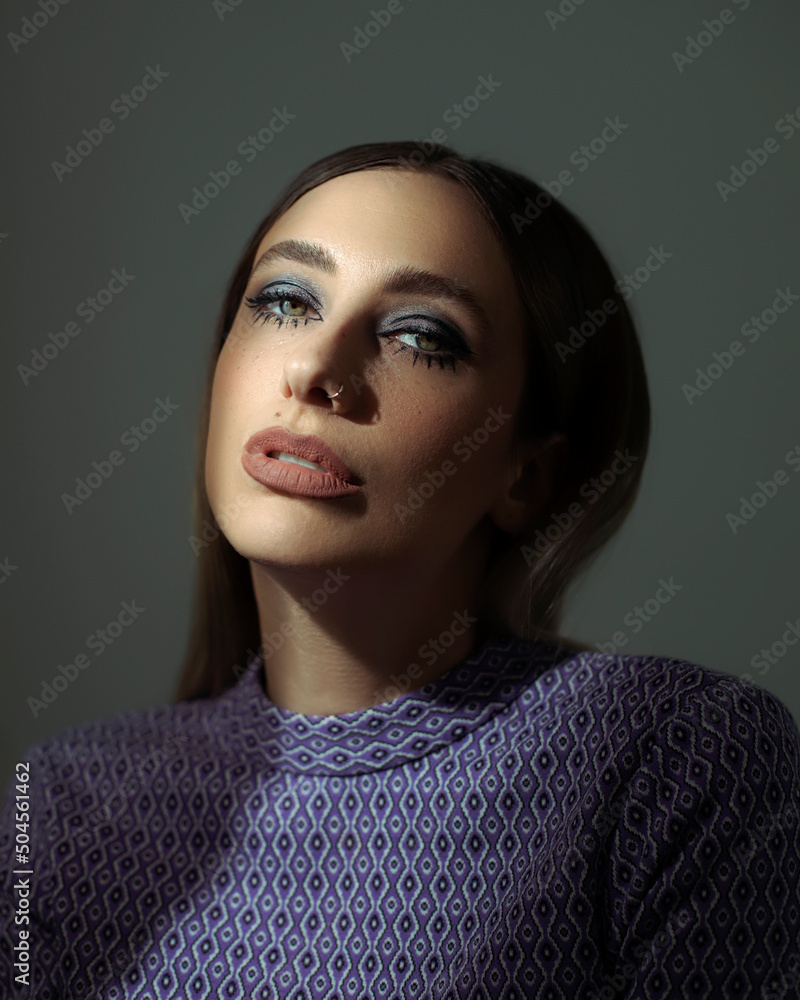 60s inspired self-portraits Stock Photo | Adobe Stock