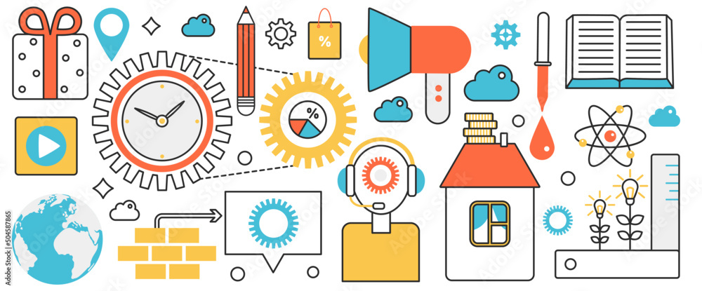 Growth in environmental awareness and safety. Abstract support and ...