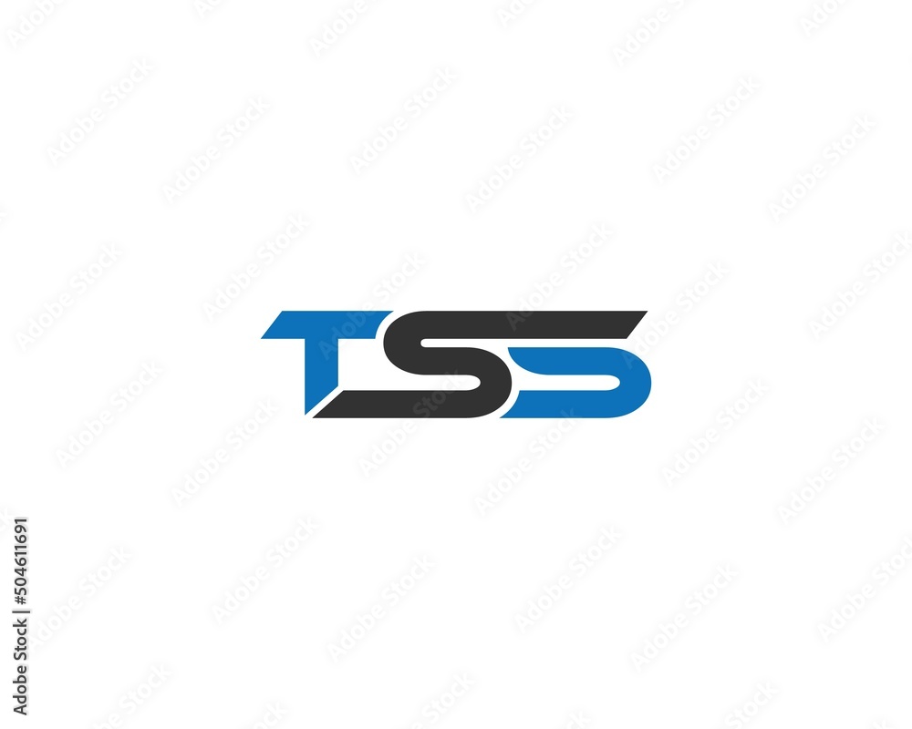 Unique Letter TSS Logo Design Idea Concept Vector Symbol illustration ...