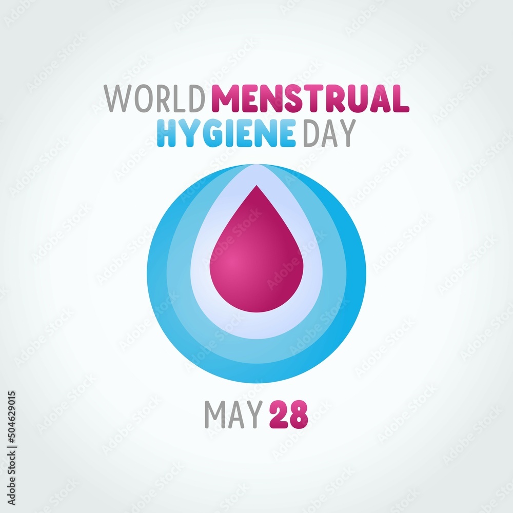 vector graphic of world menstrual hygiene day good for world menstrual ...