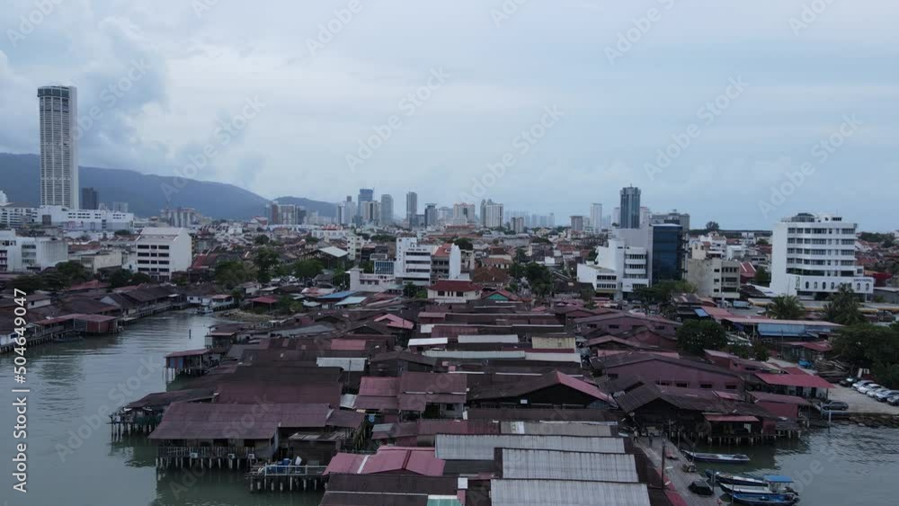 Georgetown, Penang Malaysia - May 13, 2022: The Clan Jetties of ...