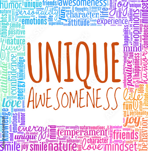 Unique Word Clipart