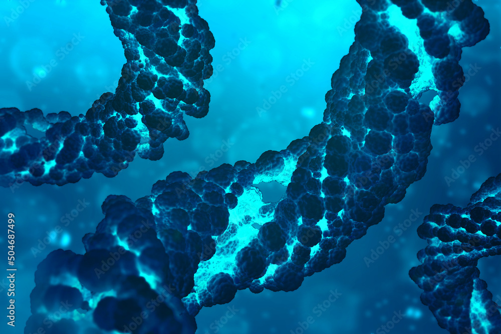 Infection virus bacteria cell micro microscope inside interior human ...