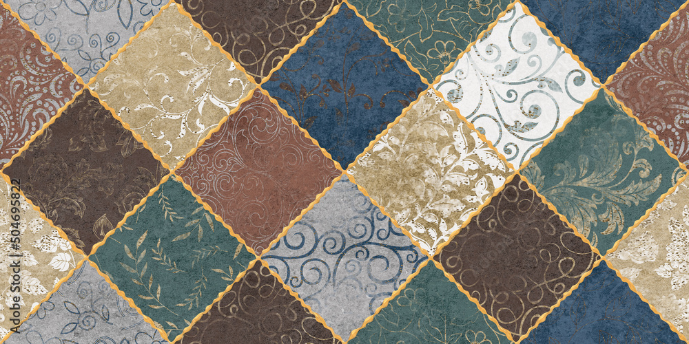 Multicolor Digital Wall Tile Decor For interior Home or Ceramic wall ...