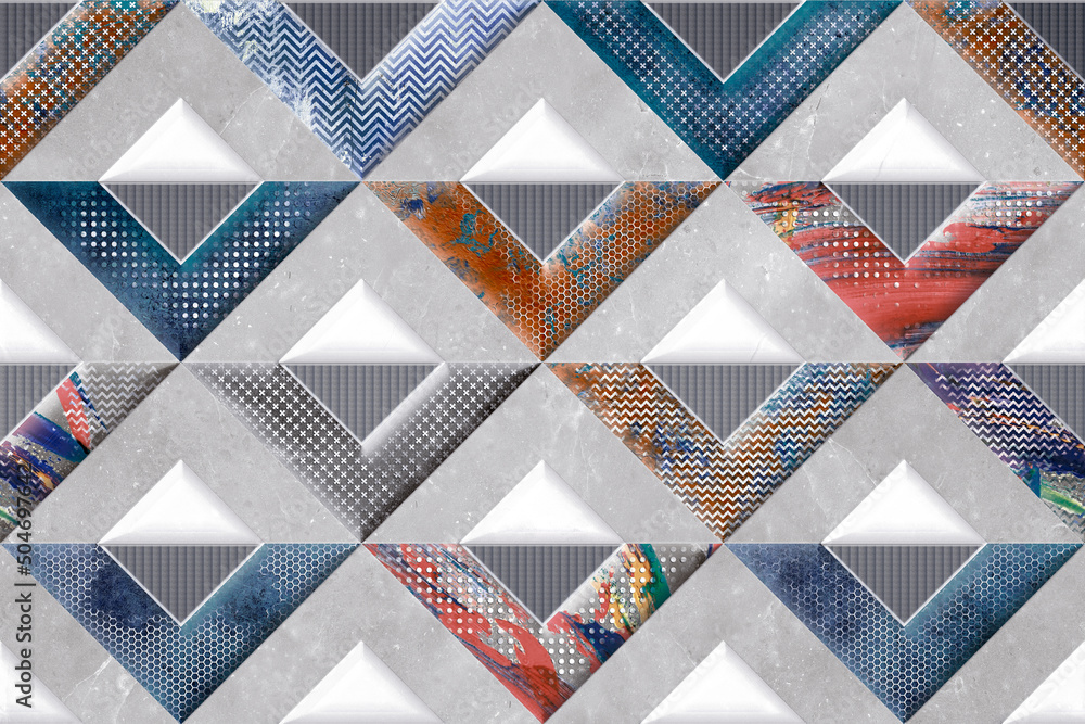 Multicolor Digital Wall Tile Decor For interior Home or Ceramic wall ...