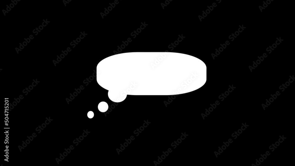 White picture of conversation on a black background. message received ...
