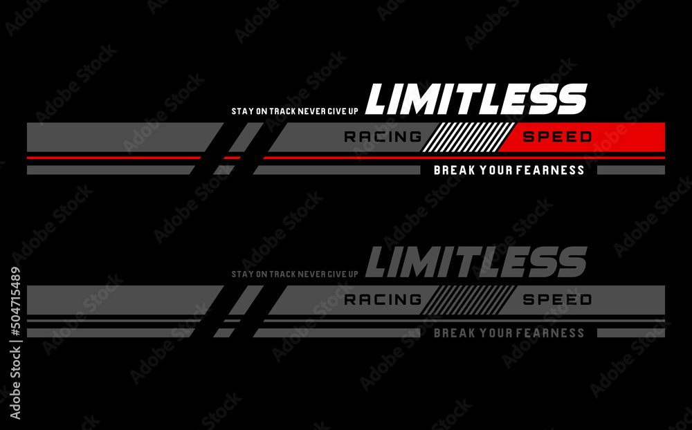 racing performance trendy fashionable vector t-shirt and apparel design ...