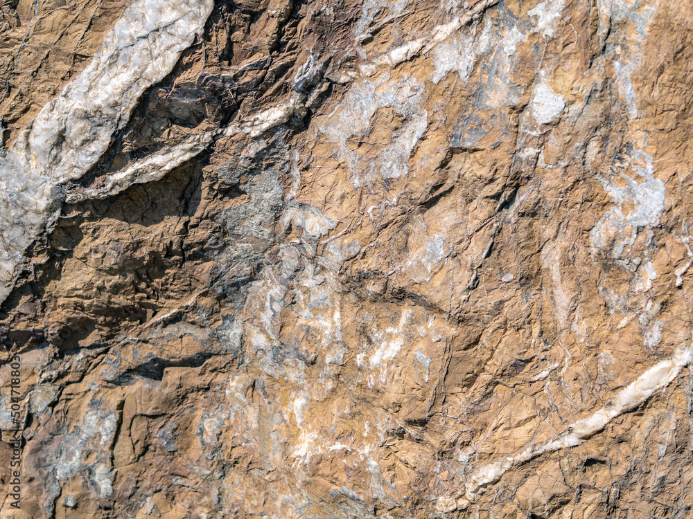 Slab of the natural ore stone. Texture of mineral, actual pattern ...