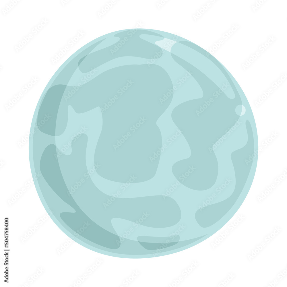 Full Moon Sign Emoji Icon Illustration. Space Vector Symbol Emoticon ...