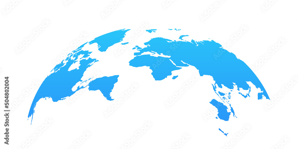 Poster World Map isolated on white background – Wall Art | UkPosters