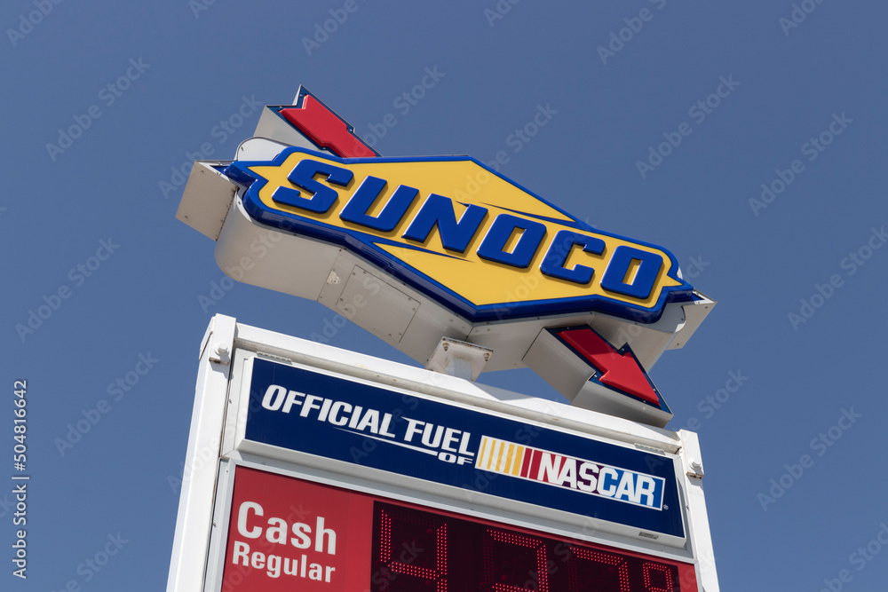 Sunoco Gas Station Logo Reproduction Of A