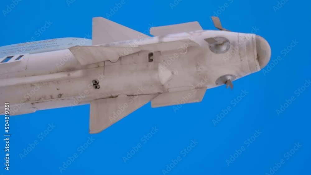 On the wing of a Russian fighter controlled missile "air-to-air", "air ...