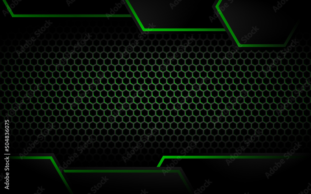 Carbon background hexagonal shape Stock Vector | Adobe Stock